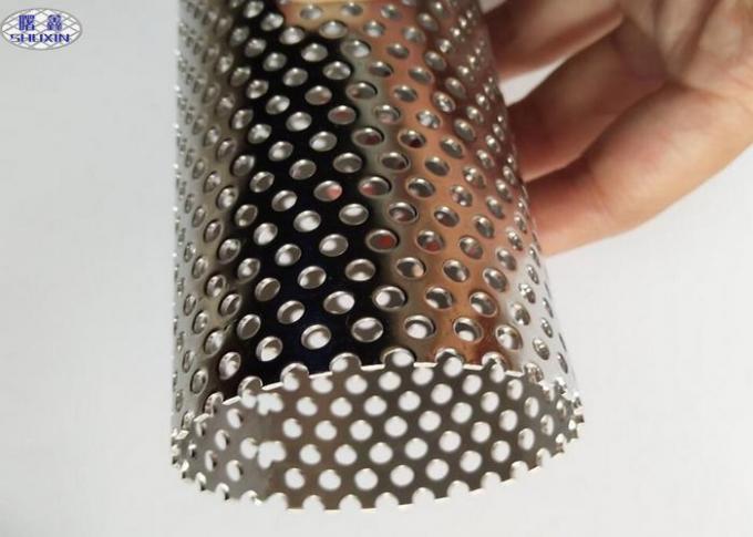 Durable Perforated Filter Tube , High Holding Capacity Perforated Round ...
