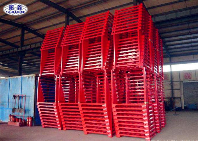 Powder Coated Steel Stacking Racks , Warehouse Stackable Pallet Racks ...