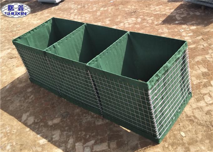 Sand And Earth Filled Military Hesco Barriers Collapsible for Homemade ...