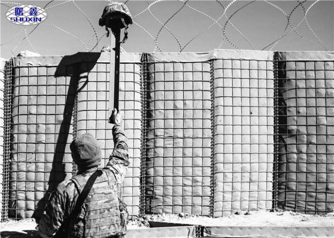 Heavy Duty Defensive Bastion Wall / Military Protection Blast Barrier Bastion Wall