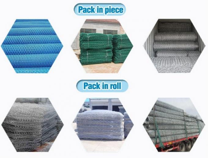 Retaining Wall Gabion Cages Flexible Structure Strong Anti - Scour Ability