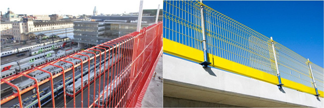 Powder Coated Fall Prevention Edge Protection Barriers Fence Security ...