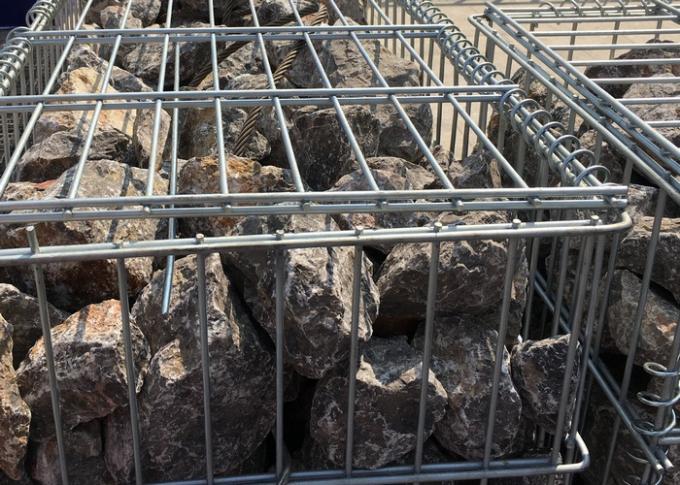 Erosion Control Galvanized Gabion Wire Baskets For Wall , Wire Mesh ...