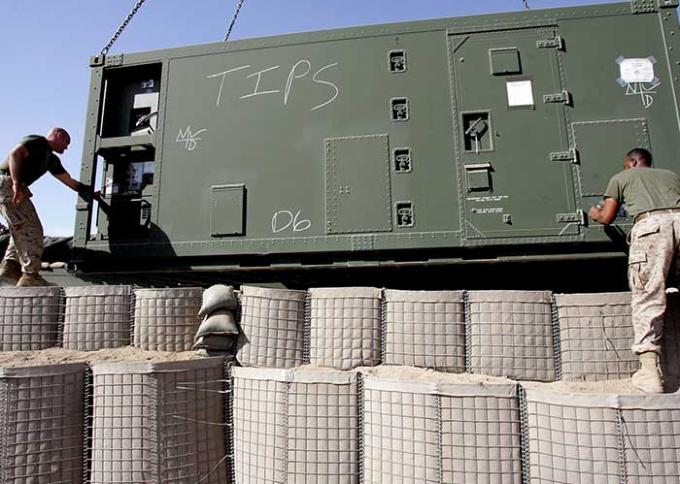 Military Defensive Barrier Protective Structures Hesco Gabion Barriers