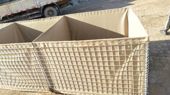 Military Sand Filled Barriers , Perimeter Security Protective Wall