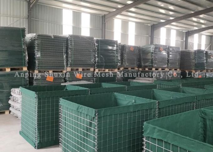 SGS Mil 2 Deeply Welded Hesco Gabion For Shooting Range