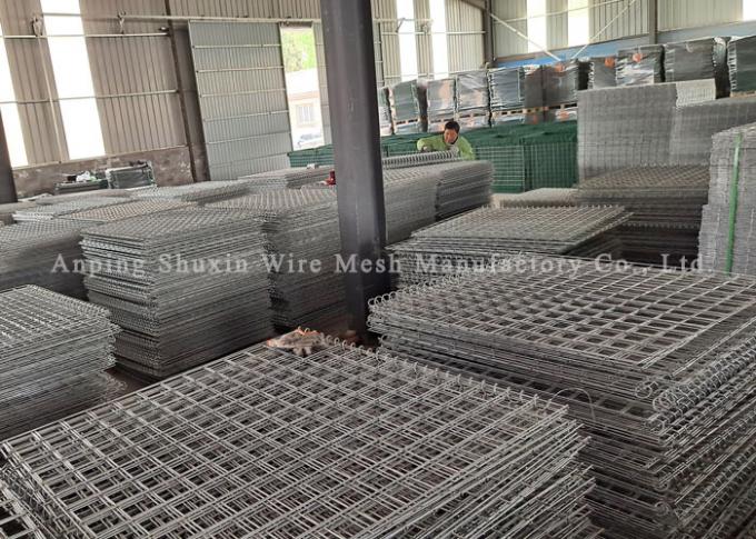 Hot Galvanized Welded 4mm Hesco Barricades Boxes With Geotextile