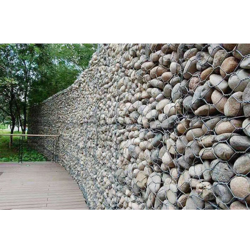 Low Carbon Iron Steel Wire Customizable Metal Gabion Cages Corrosion ...