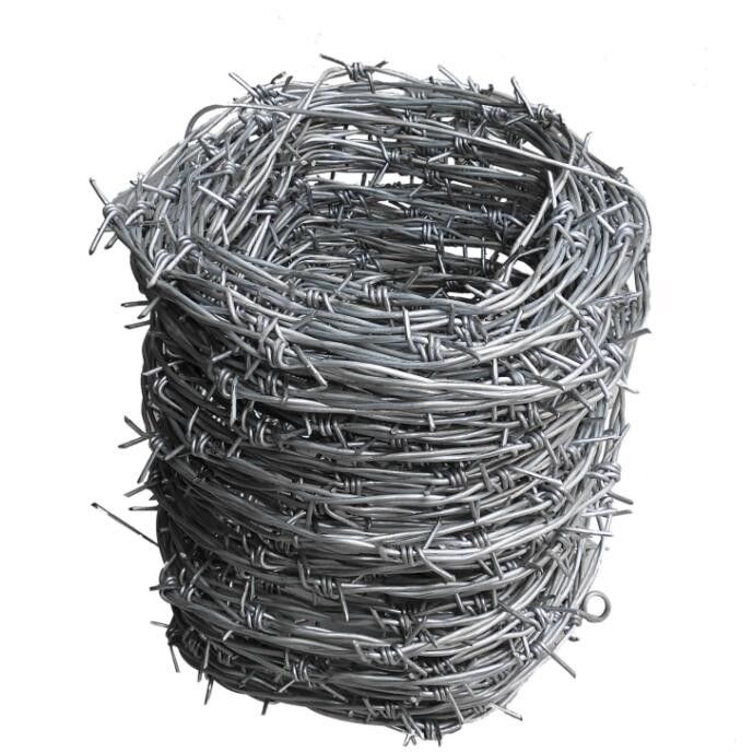 high tensile barbed wire mesh fence electrical barbed wire 125 gauge ...