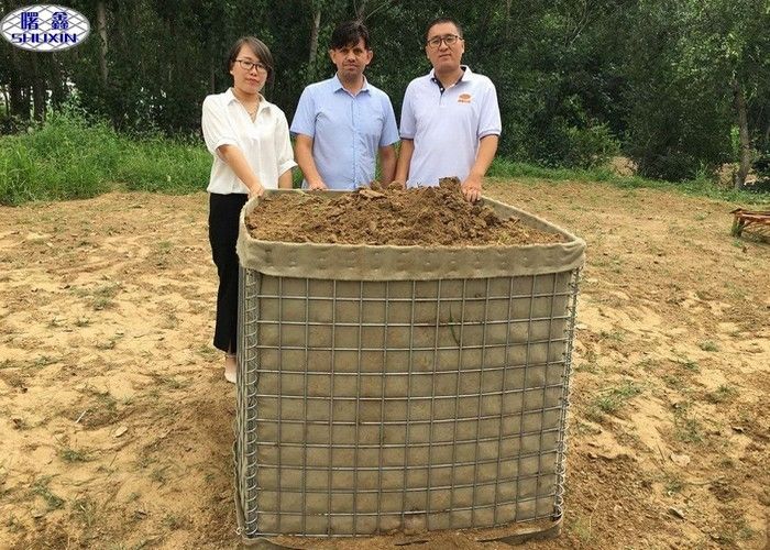 Military Retaining Wall Wire Mesh For Security System Corrosion Resistance