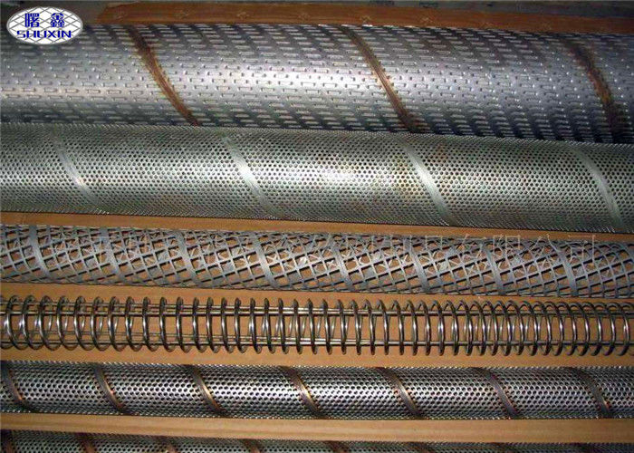 Seamless Perforated Filter Tube Used As Filter Cylinders / Supporting Layer