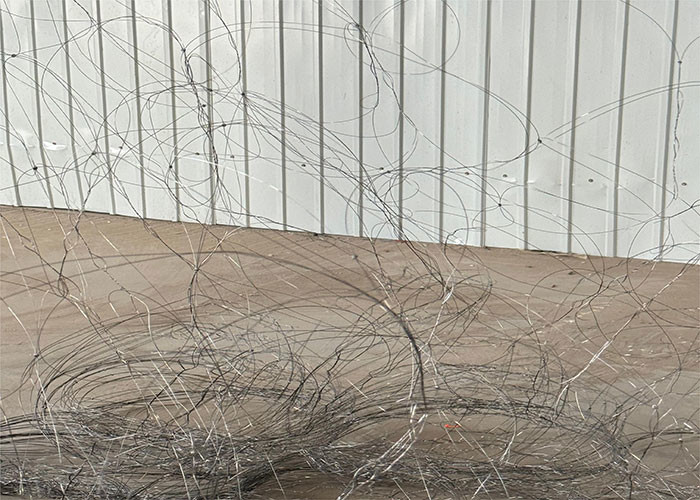 Non-Explosive Barriers Winding Net Obstacle Tank Barrier Mesh Garland ...