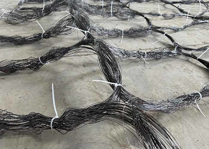 Capture Wire Barrier Obstacle Tanks anti tank track wrapping wire mesh