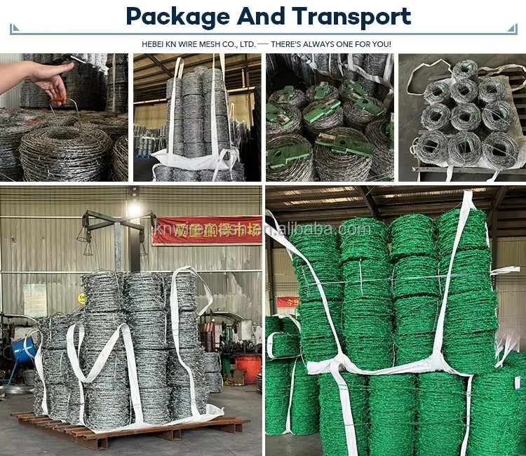 25mm barbed iron wire galvanized anti theft barbed wire security barb ...