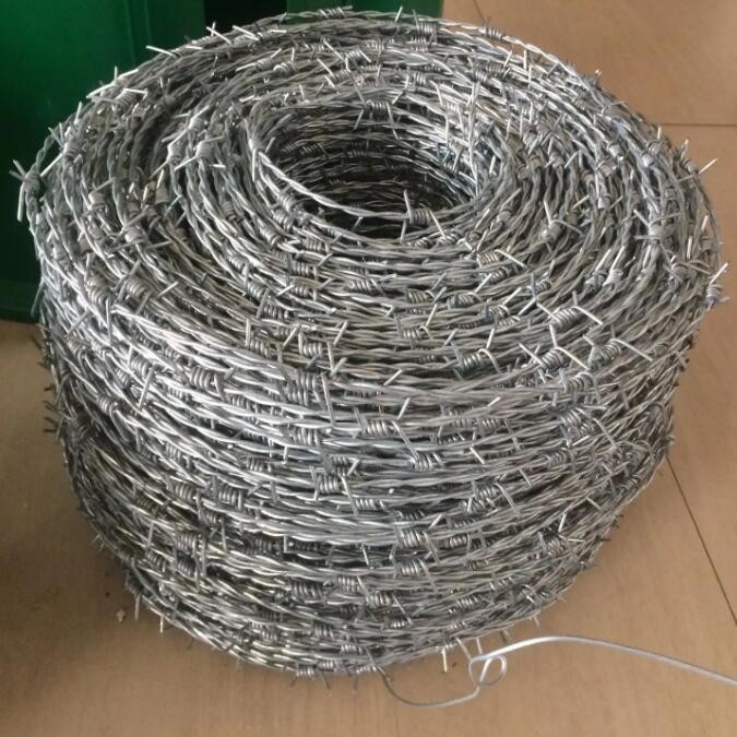 high tensile barbed wire mesh fence electrical barbed wire 125 gauge ...