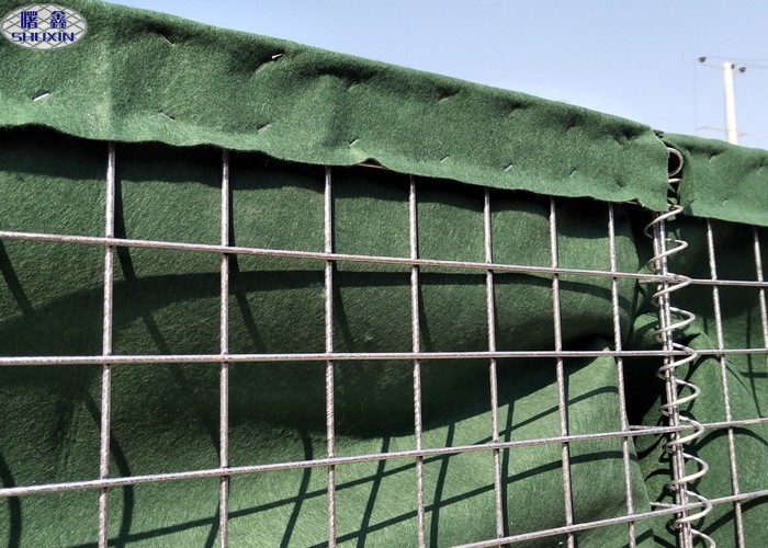 Military Hesco Bastion Sand Filled Barriers Retaining Wall For Protection