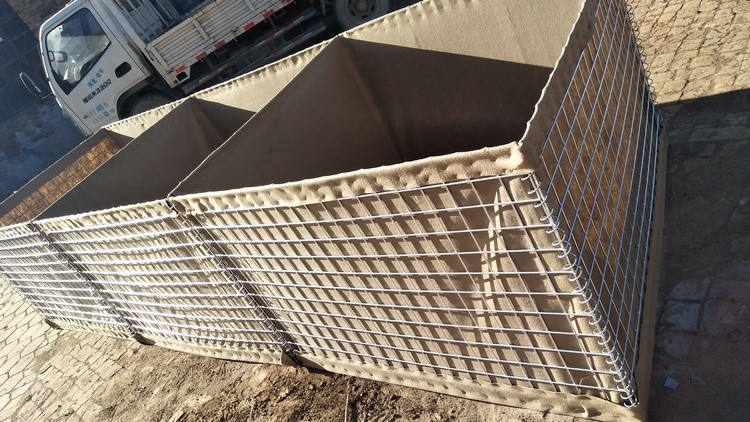 Military Sand Filled Barriers , Perimeter Security Protective Wall